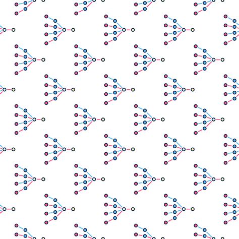 Neural Network Machine Learning Vector Colored Seamless Pattern 22821368 Vector Art At Vecteezy