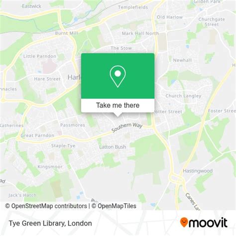 How To Get To Tye Green Library In Harlow By Bus Tube Or Train