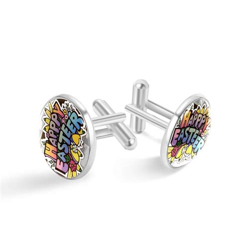 Easter Elegant Stainless Steel Shirt Clip Cufflink Set For Formal