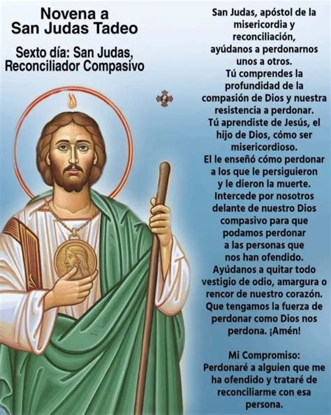 Sexto Día De La Novena A San Judas Tadeo Oraciones Y Reflexiones