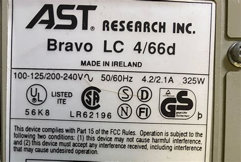 Ast Bravo Lc 466d капсула времени из 1994 года 260225 1548 Пикабу