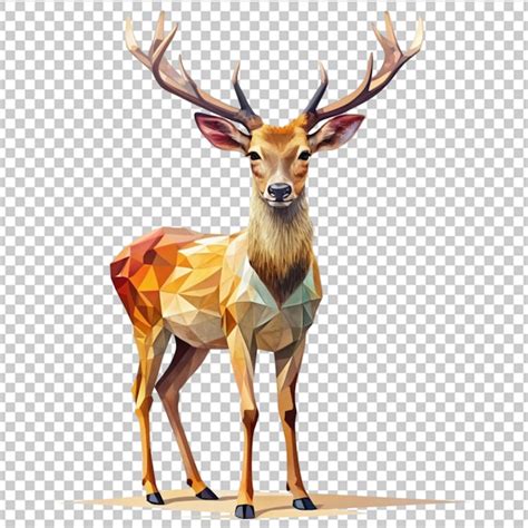 algorithmically generated wildlife illustration premium ai generated psd