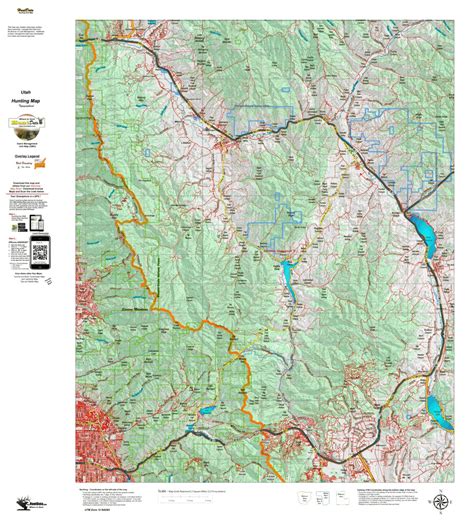 Ut East Canyon Morgan Summit 79 Topo Map By Utah Huntdata Llc Avenza Maps