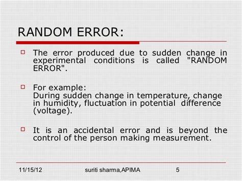 Errors