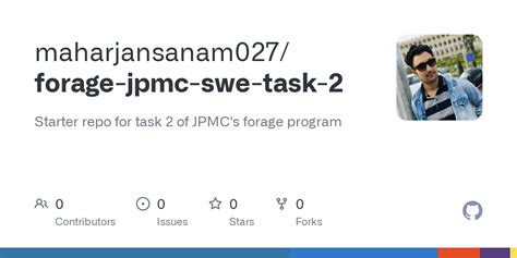 GitHub Maharjansanam Forage Jpmc Swe Task Starter Repo For Task Of JPMC S Forage Program