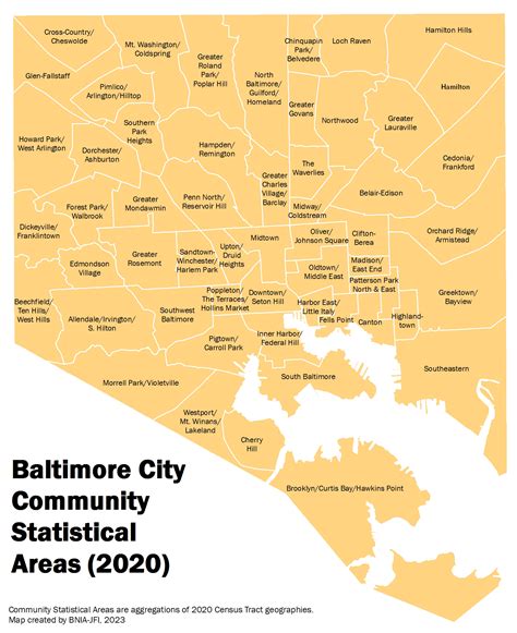 Baltimore City Zip Code Map
