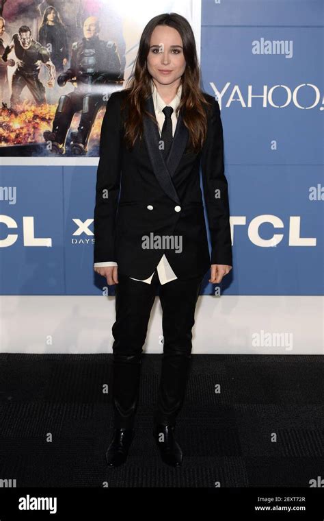 Actress Ellen Page Attends The X Men Days Of Future Past World