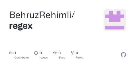Github Behruzrehimliregex