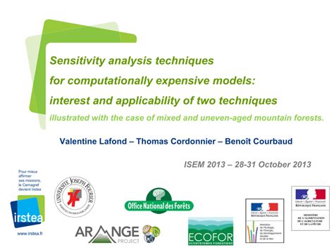 Pdf Sensitivity Analysis Techniques For Computationally Expensive