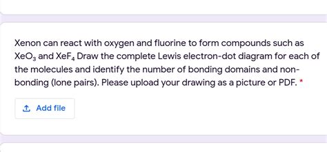 Solved Xenon Can React With Oxygen And Fluorine To Form
