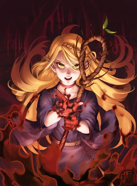 Delicious In Dungeon Marcille And Dark Magic By Akiyamy On Deviantart