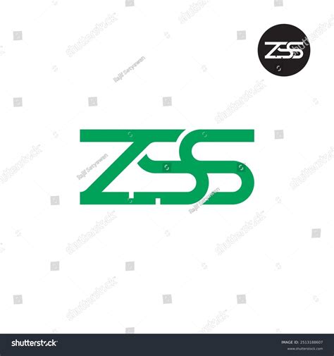 Zss Logo Letter Monogram Design Stock Vector Royalty Free 2513188607