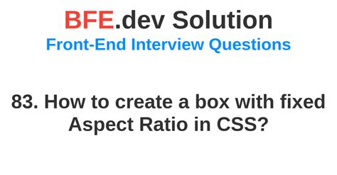 Bfe Dev Solution For Interview Question