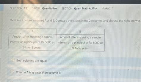 Question 26 Group Quantitative Section Quant Studyx