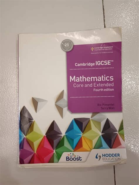 Mathematics Core And Extended Fourth Edition Hobbies And Toys Books