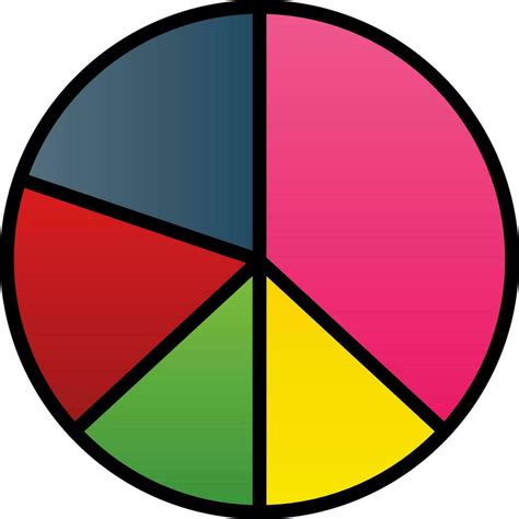 Pie Chart Vector Icon Design 25177352 Vector Art At Vecteezy