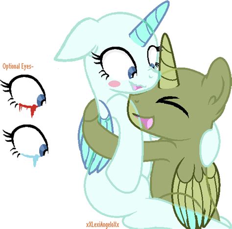 Base 1 Bae Hugs By Xxlexiangeloxx Mlp Base Couple Hug 706x624 Png