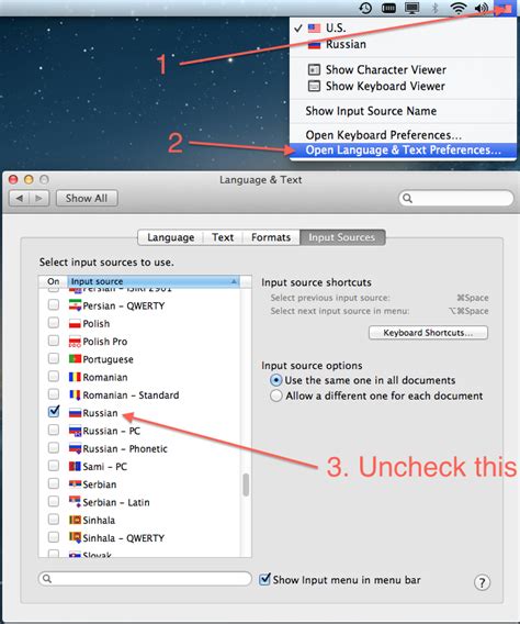 Macos How Do I Disable The Russian Keyboard Layout In Software Ask Different