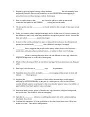 CHAPTER 5 QUIZ SOCI 2301 Docx 1 Despite Its Growing Appeal Among College Babes Has