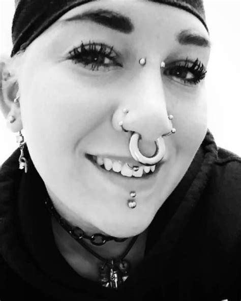 Women With Huge Septums Septum Septum Piercing Nose Ring