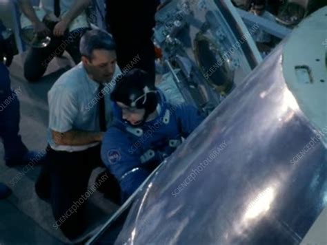 Apollo Astronauts Test Command Module Prototype 1960s Stock Video Clip K005 9851 Science