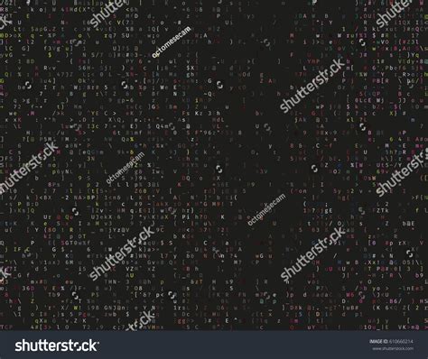 corrupted source code modern vector royalty free stock vector