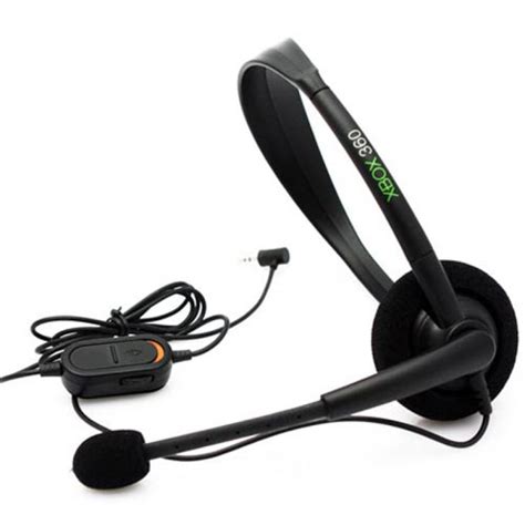 Xbox 360 Headset Wired Refurbished Black Microsoft