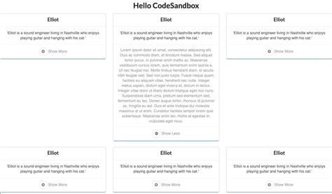 Reactjs Toggle Div To Expand Semantic Ui Card Component Stack Overflow