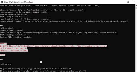 Troubleshooting In Netsim Netsim Help Centre