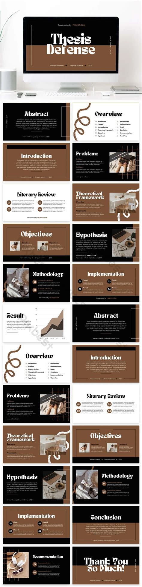 Dissertation Defense Powerpoint Template
