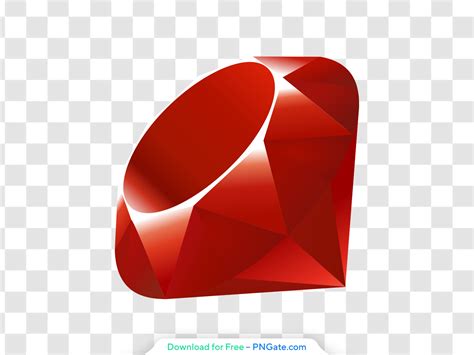 Ruby Gemstone Symbol Graphic For Your Projects Free Png Pngate