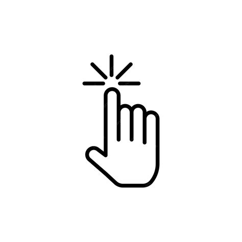 Premium Vector Cursor Icon Set Mouse Click Arrow Vector Symbol Computer Pointer Sign In Black