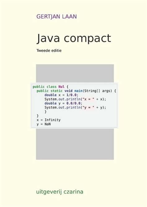 Java Compact Gertjan Laan 9789492481054 Boeken Bol