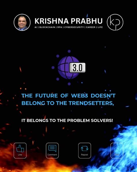 Krishna Prabhu On Linkedin Web3 Innovation Problemsolving 12 Comments