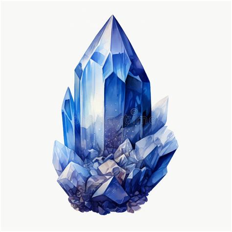 Hermosa Fantasía De Cristal Acuarela Cuento De Hadas Ilustración