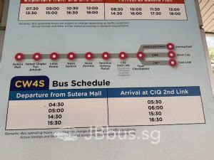 Bus Cw4s Jurong Town Hall To Sutera Mall Entrance