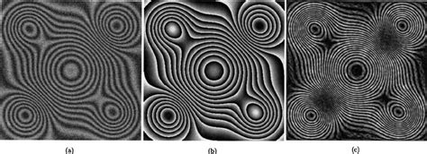 A Synthetic Fringe Pattern Corrupted With −5 2 Db Of Gaussian Download Scientific Diagram
