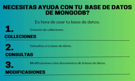 Creacion De Consultas Y Modificasiones En Tu Base De Mongodb By Serhernest Fiverr