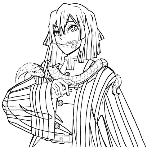 Demon Slayer Coloring Pages Hashira