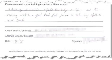 Sql Server Performance Tuning Master Class Hyderabad November 2015 Sql Server Training Sql