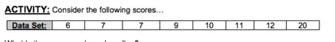 Measures Of Dispersion And Calculating Percentages Flashcards Quizlet