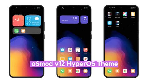 Osmod V12 Hyperos Theme For Xiaomi With Dynamic Experience Hyperos Themes
