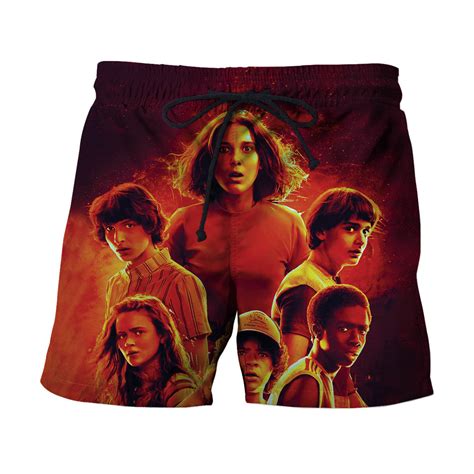Us 2199 Stranger Things Shorts For Men