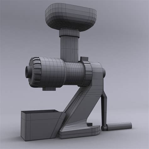 3d manual hand juicer model