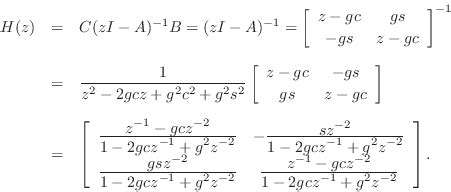 State Space Filters Introduction To Digital Filters