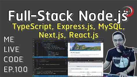 พื้นฐาน full stack node js ด้วย typescript express js next js react