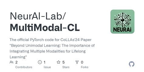 Github Neurai Labmultimodal Cl The Official Pytorch Code For Collas24 Paper Beyond
