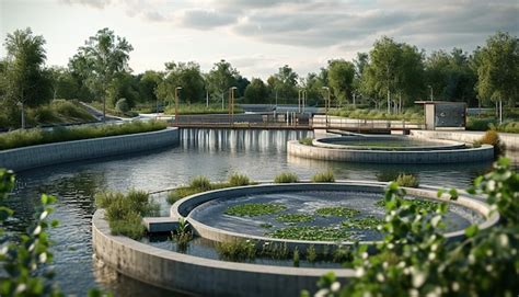 Premium Photo A 3d Digital Art Theme Showcasing Urban Water