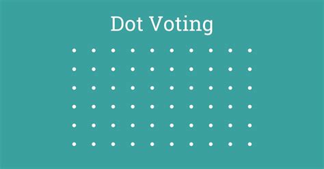 Dot Voting And Weighted Dot Voting Facilitation Tools Dot Voting And Weighted Dot Voting Facilitation Tools