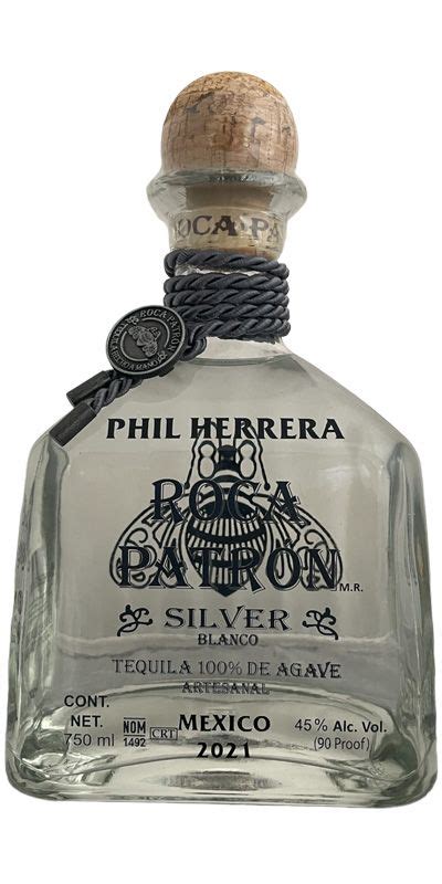 Tequila Patrón Roca Silver Botellas Personales Vinos Y Licores Personalizados Regalos